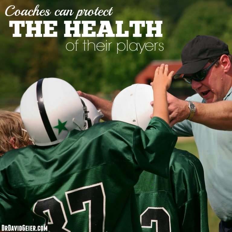 Coaches can protect the health of their players | Dr Geier