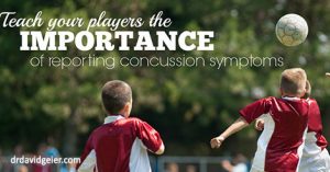 How can we encourage athletes to report concussions? | Dr Geier