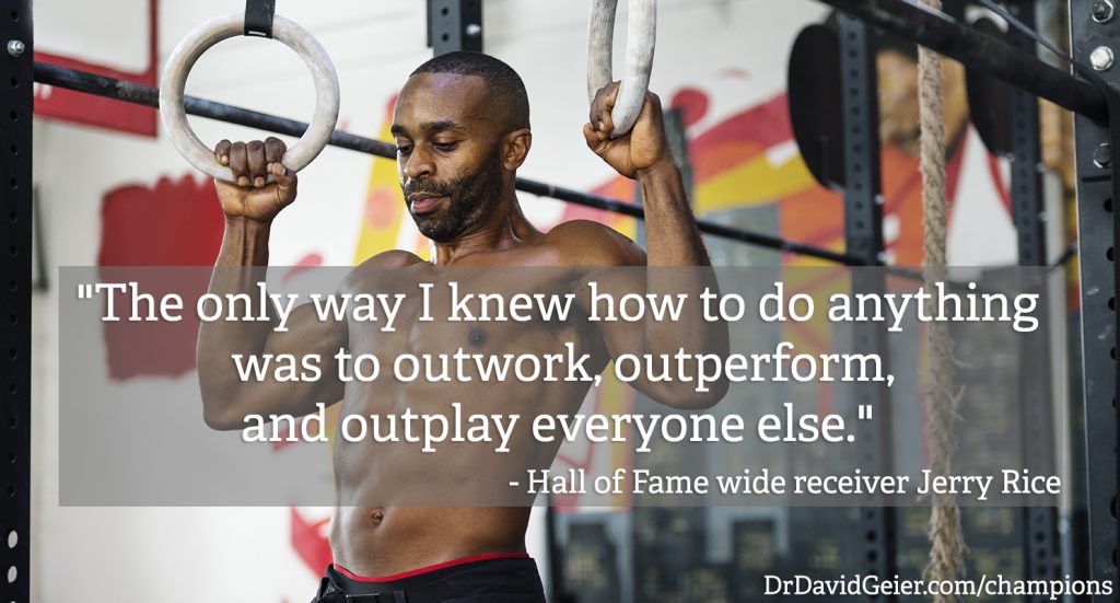 What you can learn from Jerry Rice about determination | Dr Geier