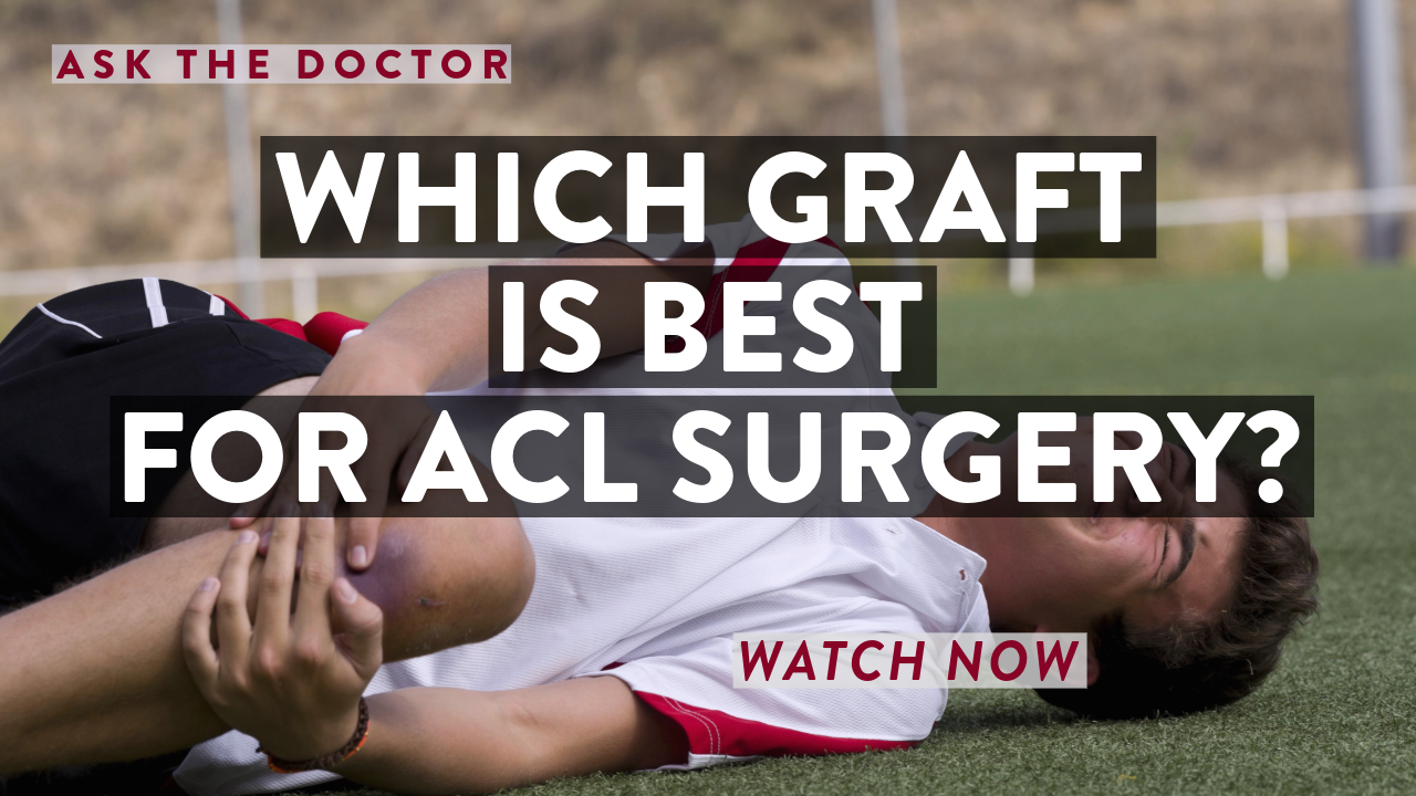 Which graft is best for ACL surgery? | Dr Geier